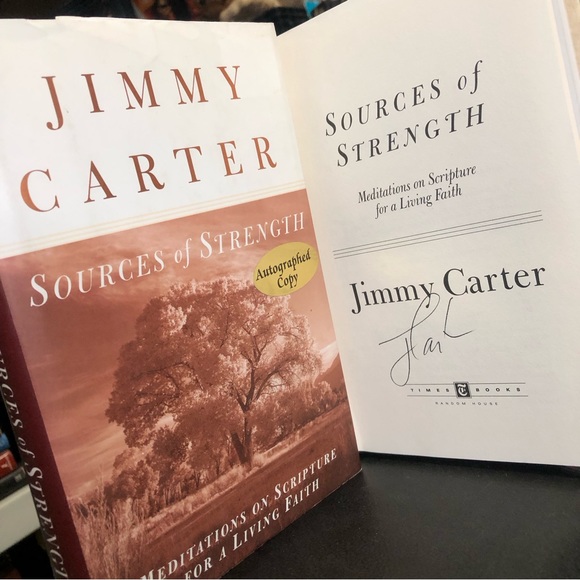 Other | President Jimmy Carter Autographed 1996 Book Sources Of ...